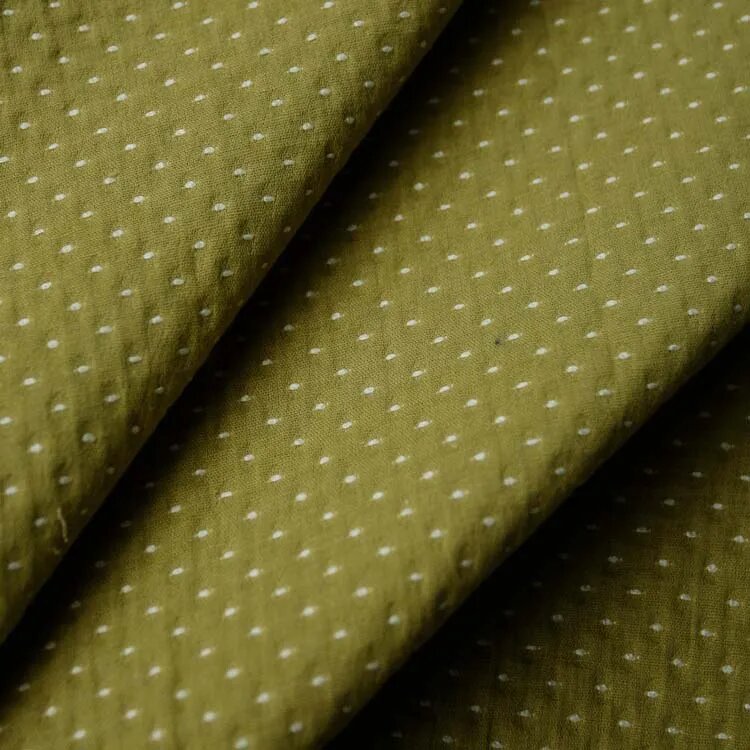 140x50 см свежая и тонкая летняя хлопковая ткань в мелкий цветочный жаккардовый горошек для шитья, детская одежда, ткань для платья