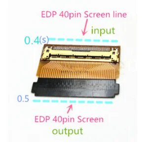 EDP 30Pin to 40Pin кабель-переходник 2Lanes 0.4MM 40PIN To 0.5MM