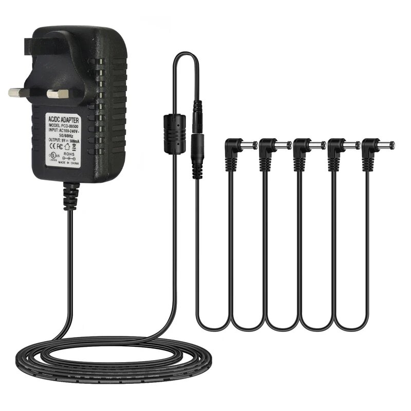 Блок питания 9V DC UK для гитарных педалей Zikzic