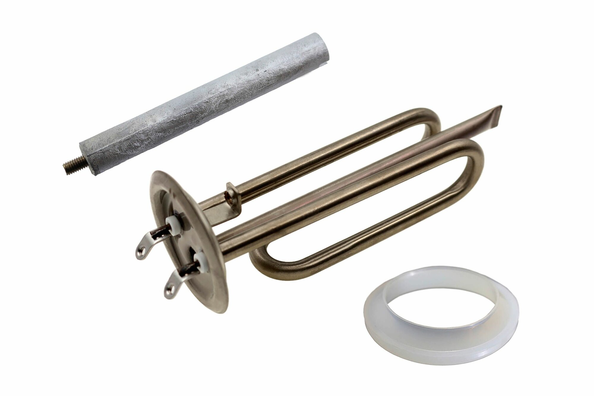 ТЭН для водонагревателя Electrolux, Zanussi, Thermex, Ballu, Timberk 1500W с прокладкой и анодом