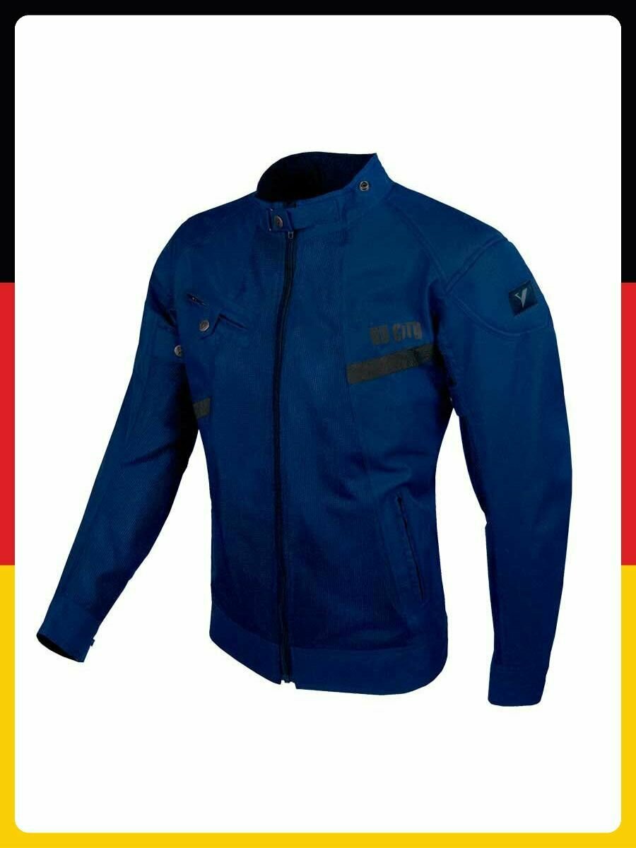 Мотокуртка By City, Синий, M