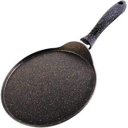 Сковорода блинная 22 см Maeyr & Boch с антипригарным покрытием мраморная крошка для всех видов плит кроме индукции