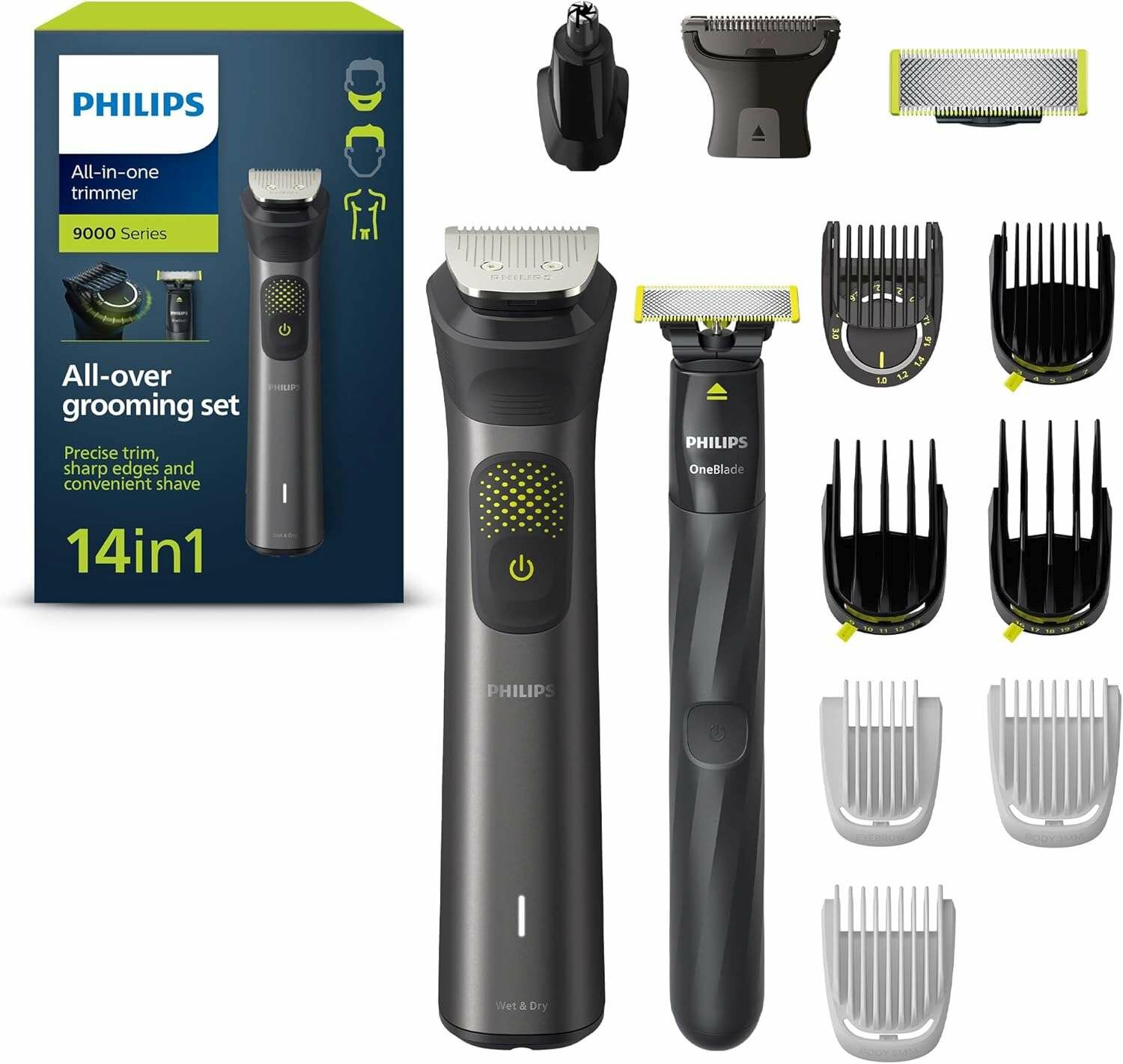 Триммер Philips MG9550/15 Нидерланды многофункциональный + OneBlade