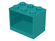 Container, Cupboard 2 x 3 x 2 - Solid Studs, 4532a Dark Turquoise U