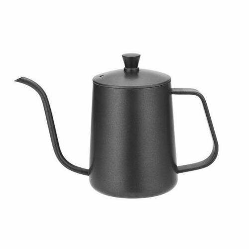 600мл кофеварка чайник с крышкой несвязанная пищевая нержавеющая сталь гусиная шея капельница лебединая шея тонкий рот