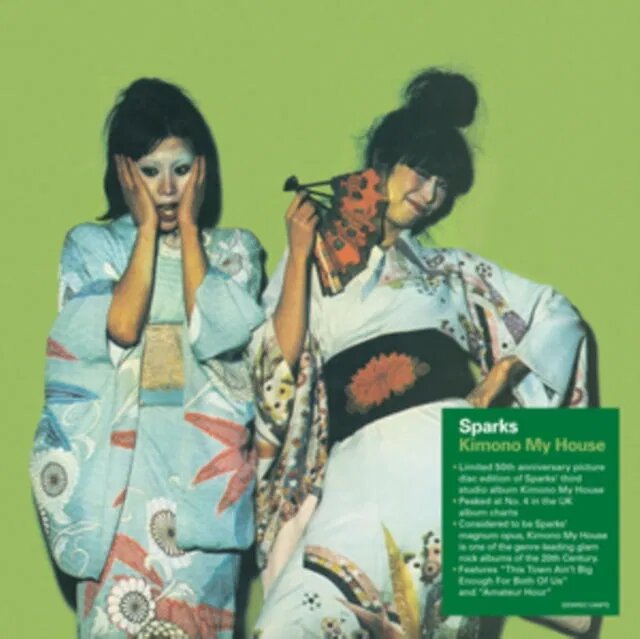 Виниловая пластинка Sparks / Kimono My House (50th Anniversary) (Caramel Apple Green) (1LP)