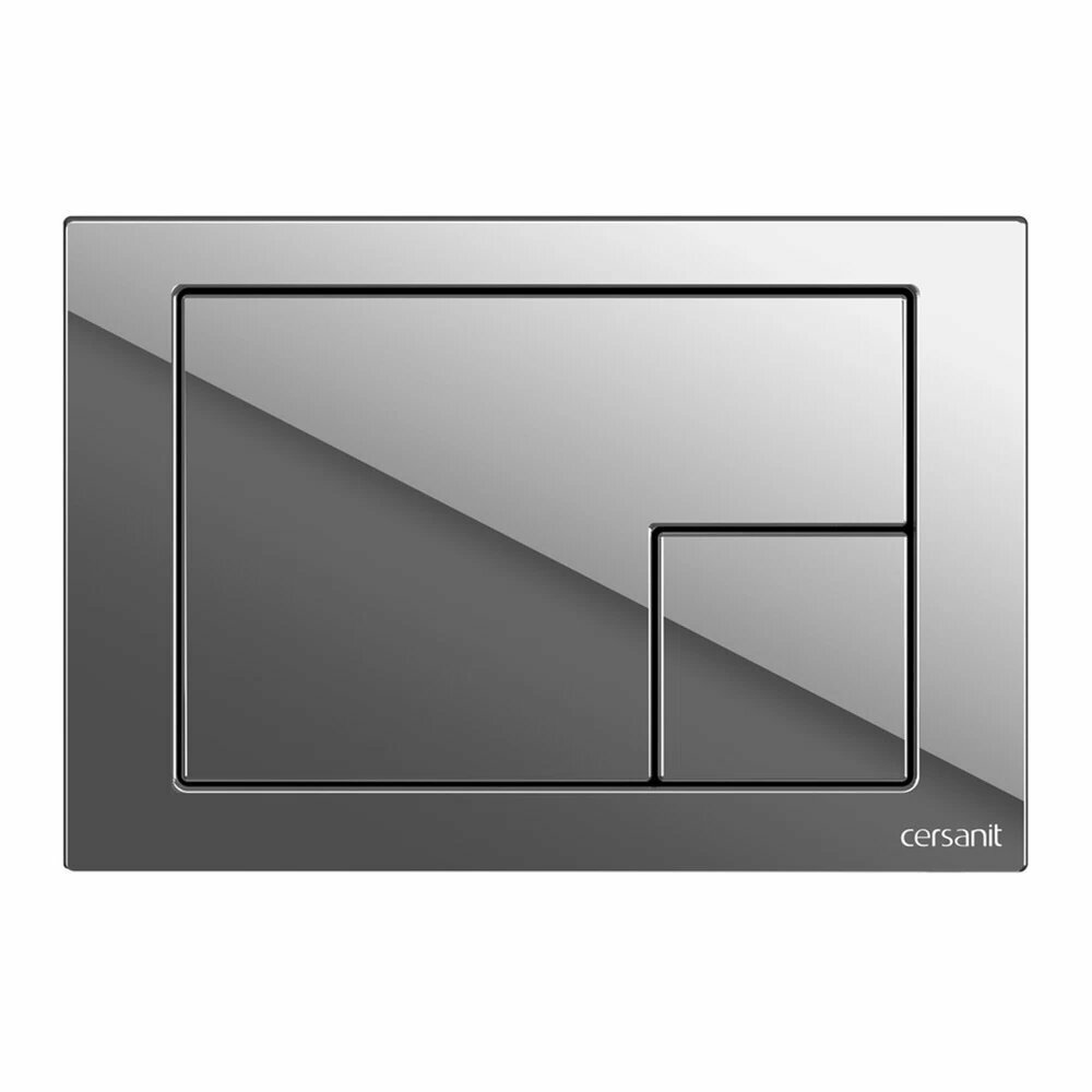 Клавиша смыва для инсталляций Cersanit Corner хром глянцевый (64108) Cersanit 64108