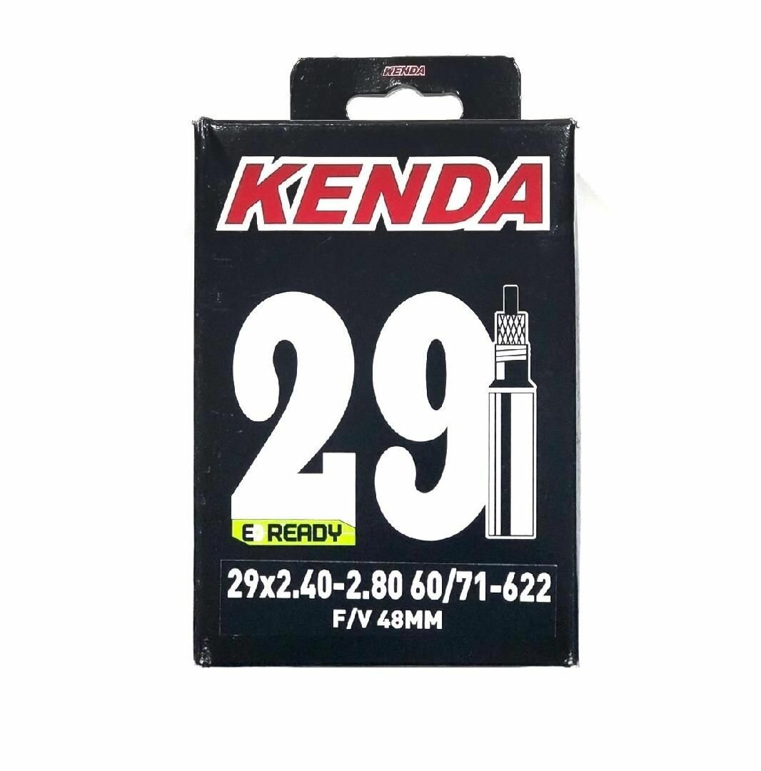 Камера для велосипеда 29x2.40-2.80 широкая спорт 48мм ниппель вело KENDA PLUS