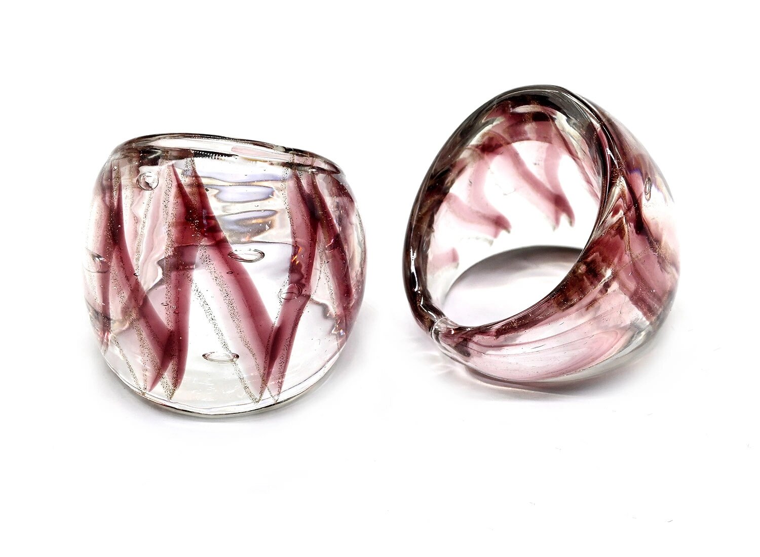 Кольцо, муранское стекло