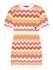 Платье Missoni, размер 164, бежевый/белый