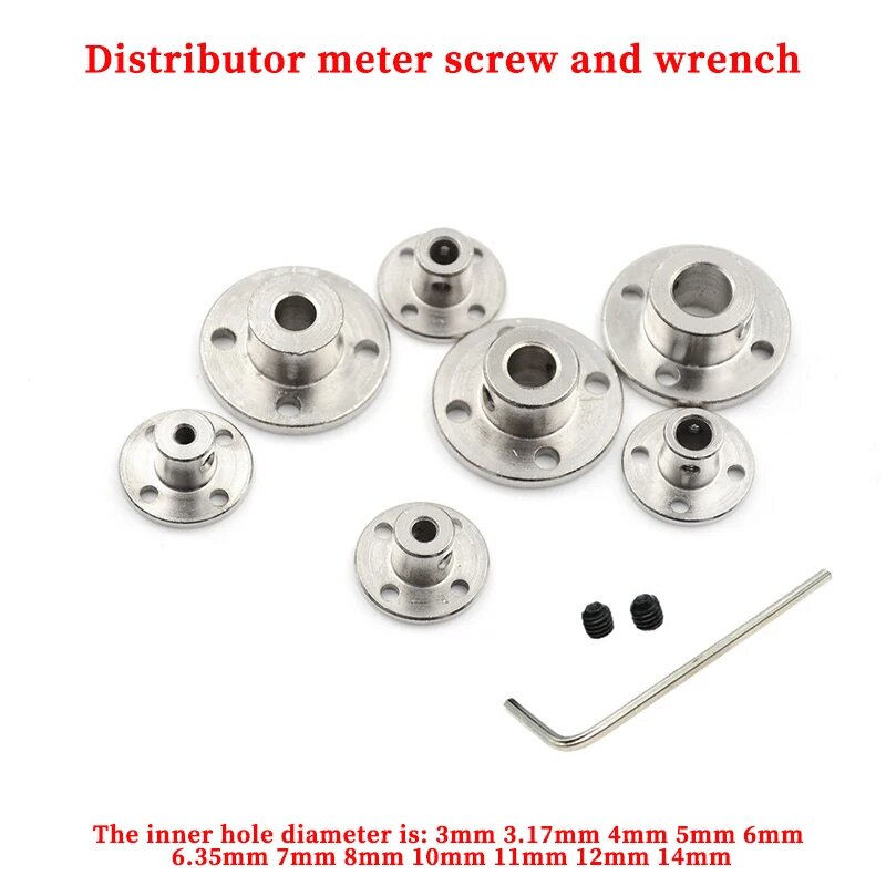 Rigid Flange Coupling 3/4/5/6/8/10/11/12mm 10MM