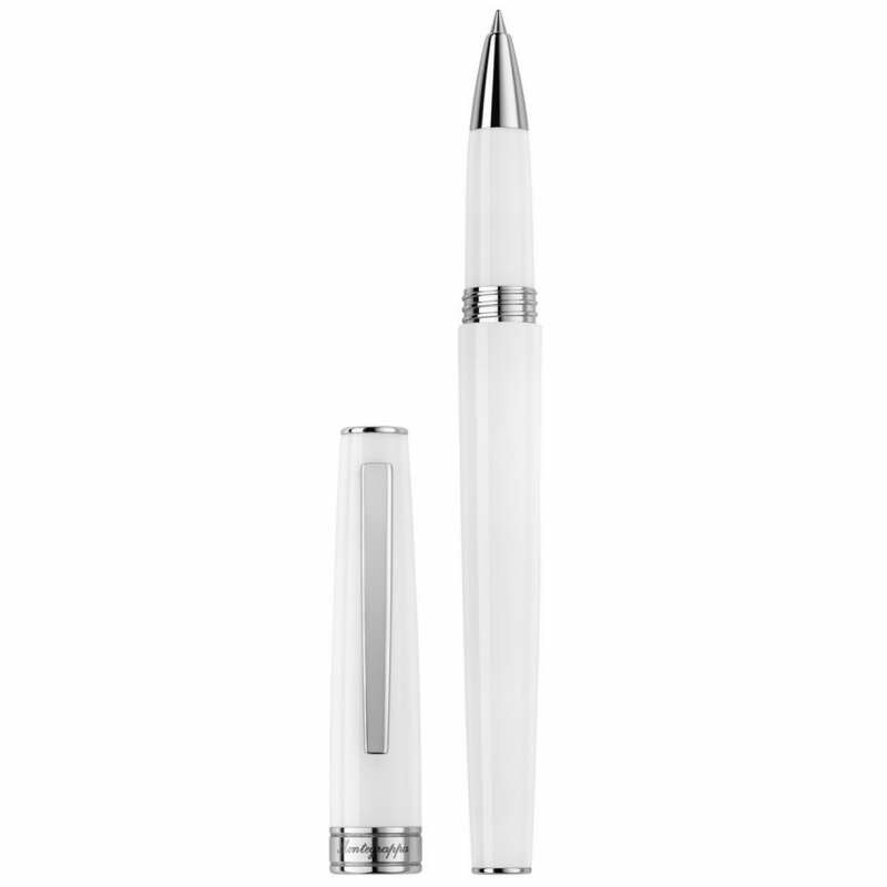Ручка-роллер Montegrappa Armonia Frost Steel. Артикул ARM-FR-RB