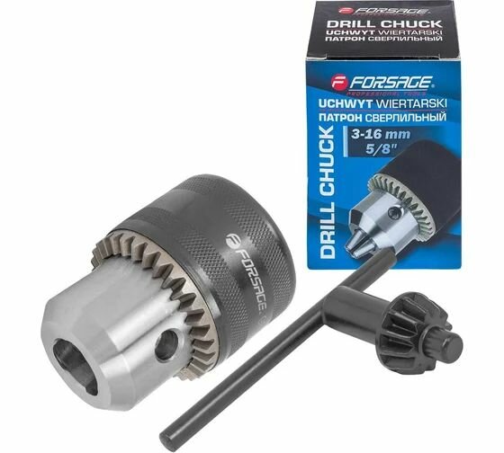 Патрон цанговый для дрели (3-16мм, 5/8") FORSAGE