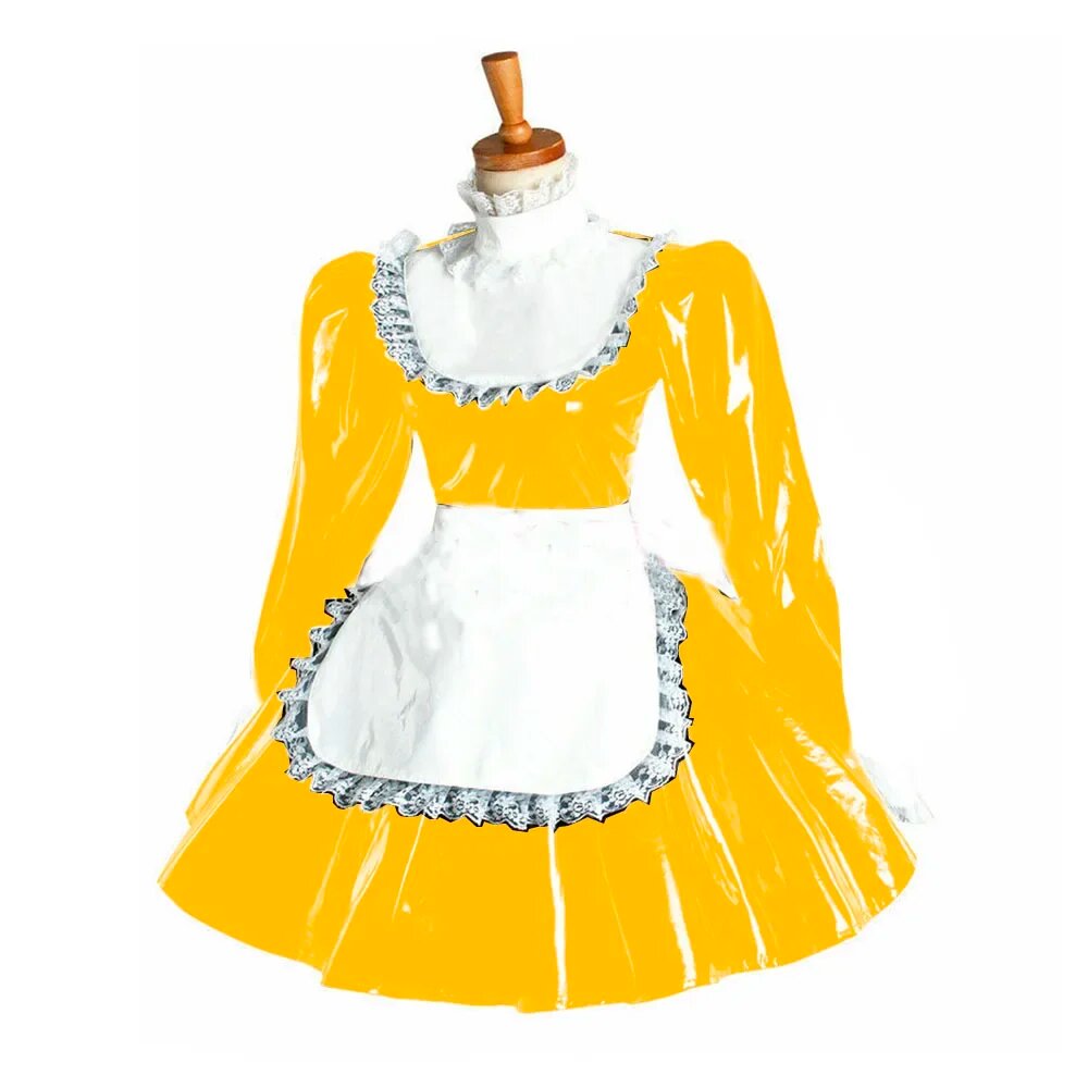 Костюм горничной Anerotic Желтый, 4XL, Желтый