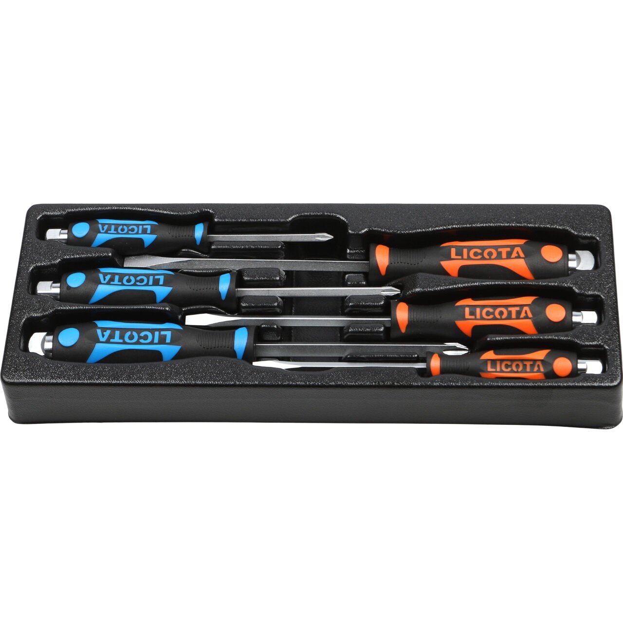 Licota ACK-384015 Набор отверток цельнометаллических 6 пр. в ложементе