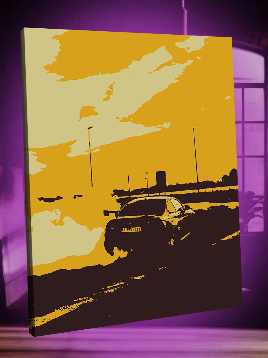 Картина по номерам BMW