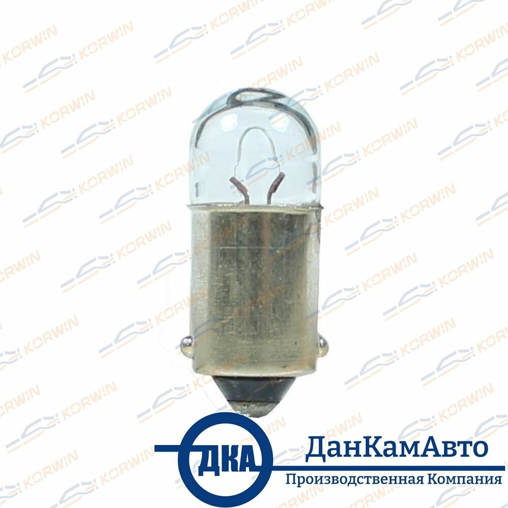 Лампа накаливания (T5W (T8,5) 12V 5W BA9s) (уп. 10 шт.)