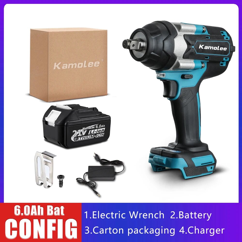 Kamolee 1800 аккумуляторный гайковерт One 6.0BAT Carton