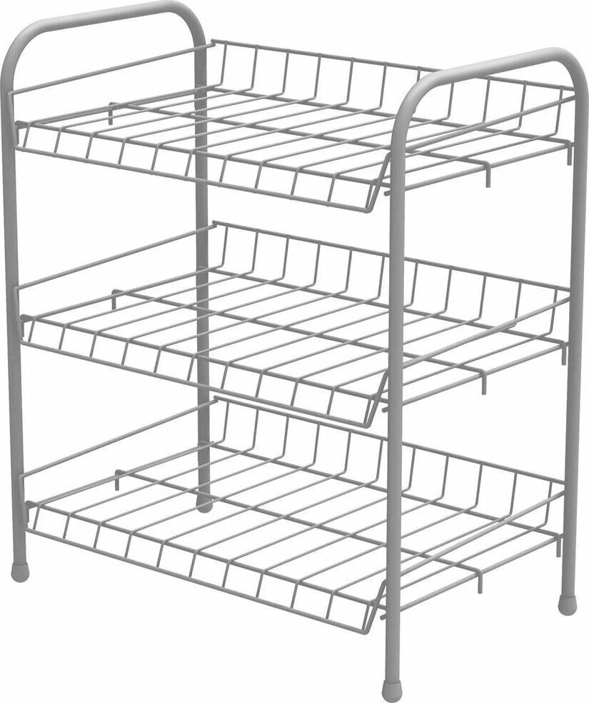 Обувница в прихожую открытая ЭТ4-Э серый