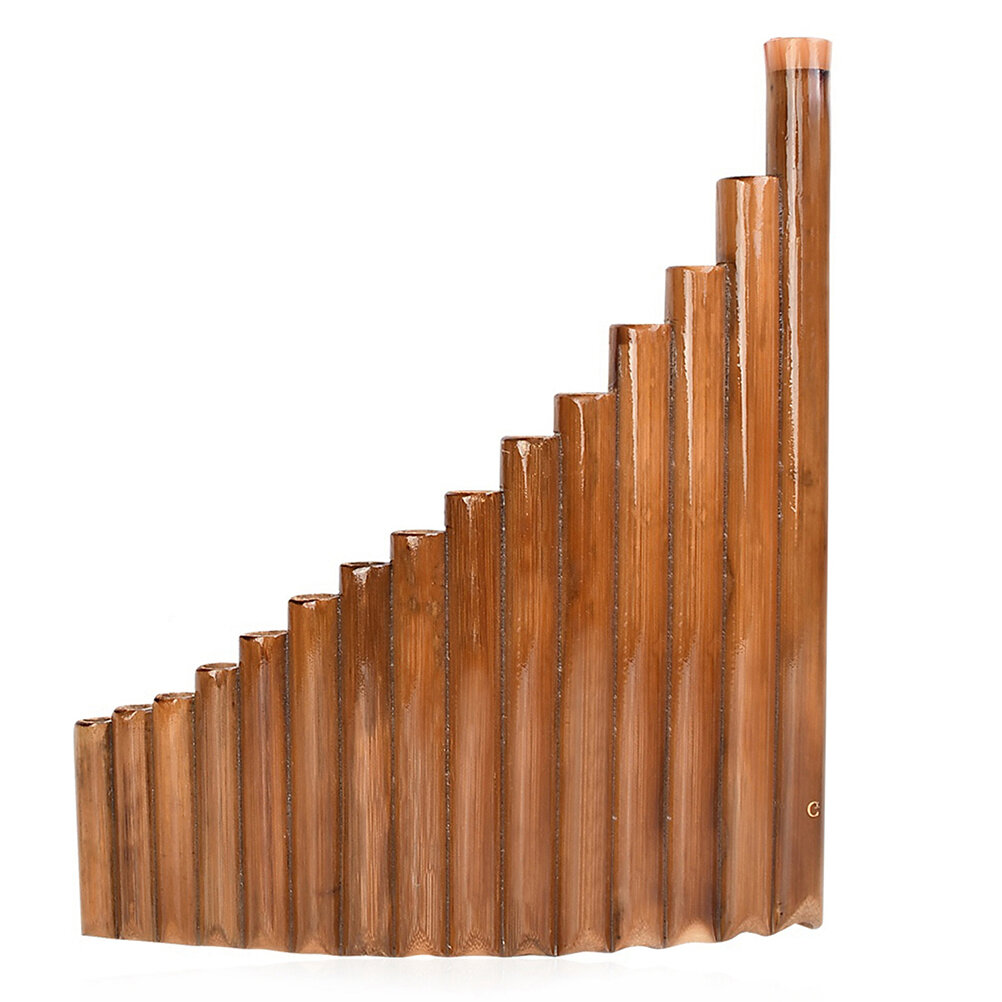 Флейта Пана, 15 труб, тон G, бамбуковая флейта Пана, китайский традиционный музыкальный инструмент, флейта Пана