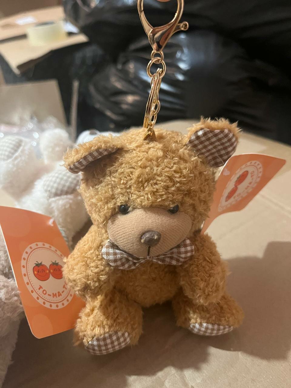 Брелок-игрушка томато мишка мягкая игрушка медвежонок коричневый медведь