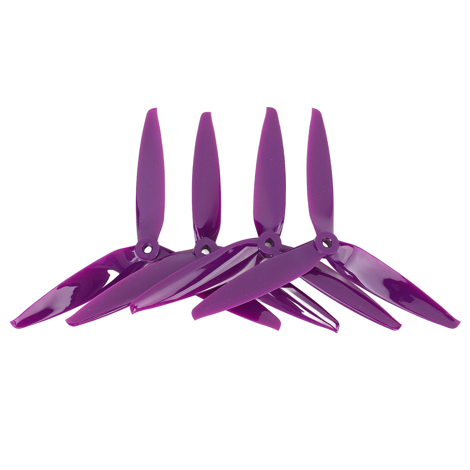 4шт трехлопастные пропеллеры поликарбонат 7040 FPV пропеллер с 3 лопастями для 7-дюймового 8-дюймового FPV RC дрона фиолетовый