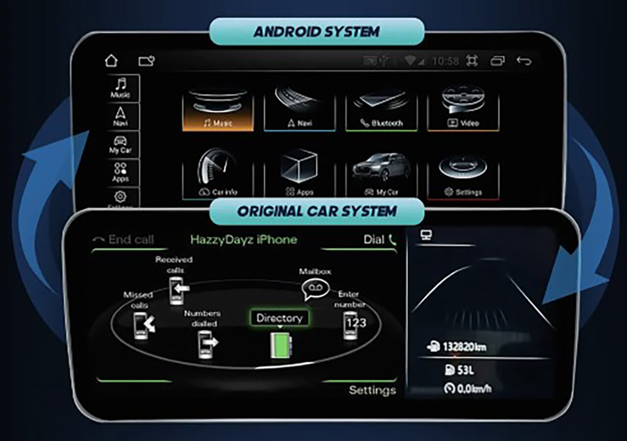 Автомобильная Андроид Магнитола CaCar AUDI Q7 09-15