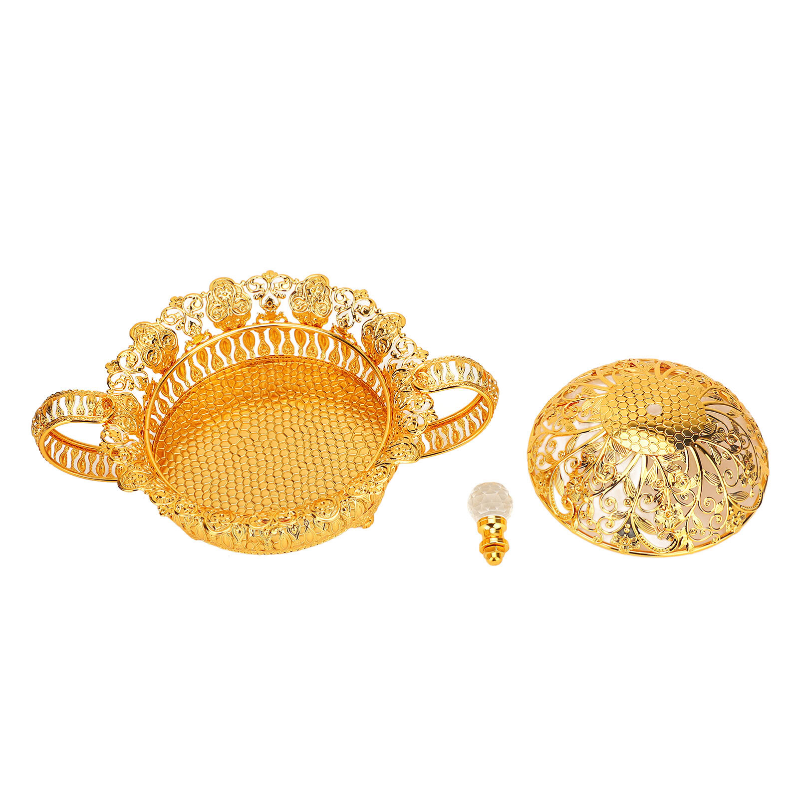 Европейский стиль металлические фруктовые пластины набор декоративного многофункционального фруктового блюда для конфет -закусок десерт