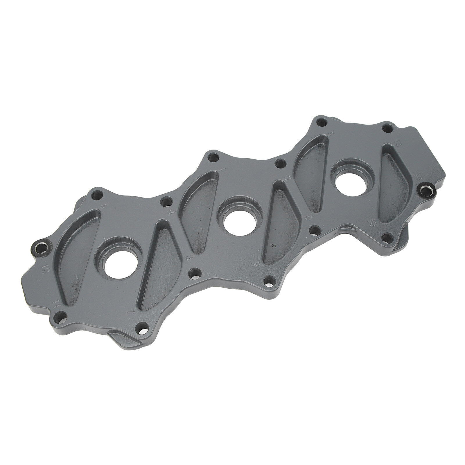 Крышка головки блока цилиндров 6H3 11191 00 1S, устойчивая к ржавчине и износу, для двухтактного подвесного мотора серии 60 л. с, 3 цилиндра