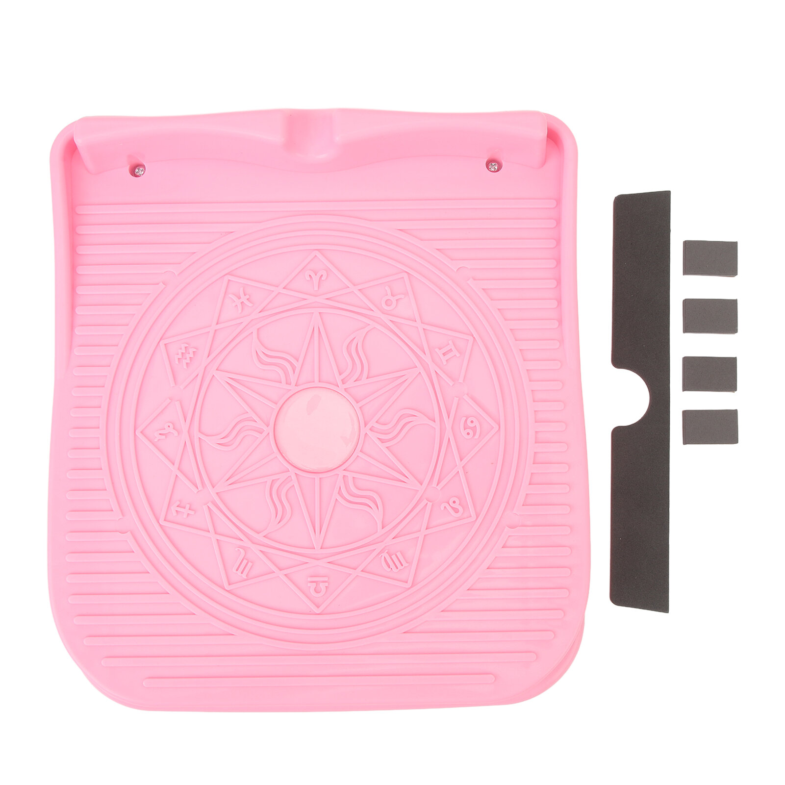 Тренажер для растяжки икроножных мышц с наклоном, максимальная нагрузка 440 фунтов, регулируемый угол наклона, противоскользящее покрытие, снятие стресса и укрепление мышц.