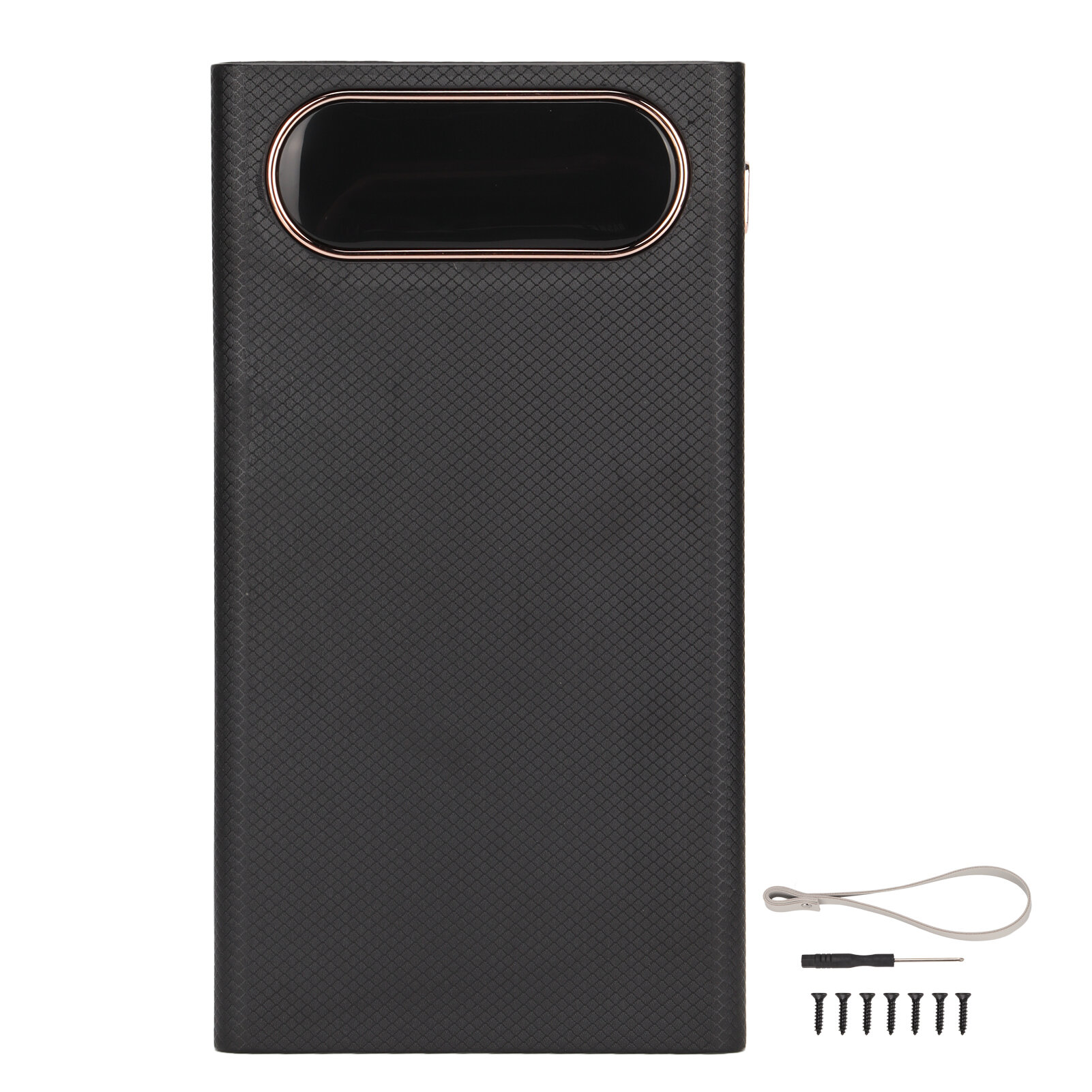 10 Вт DIY 18650 Портативный Power Bank Case L12 Мобильное Зарядное Устройство Емкостью 12 Батарей с 2 Светодиодными Лампочками ЖК-Дисплей Черный