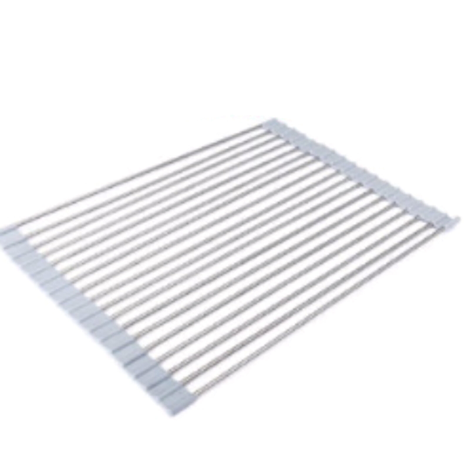 Складная сушильная стойка Скатает раковина из нержавеющей стали с силиконовой крышкой для кухонной стойки для столовой посуды