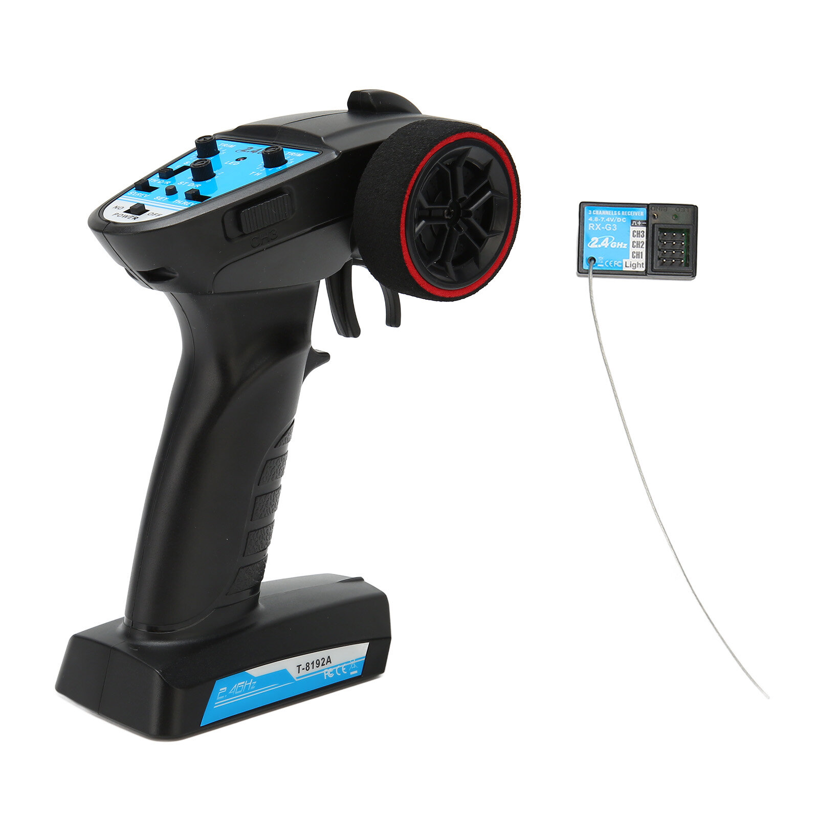 Пульт ДУ 2.4 ГГц, 3-канальный, для машин и лодок