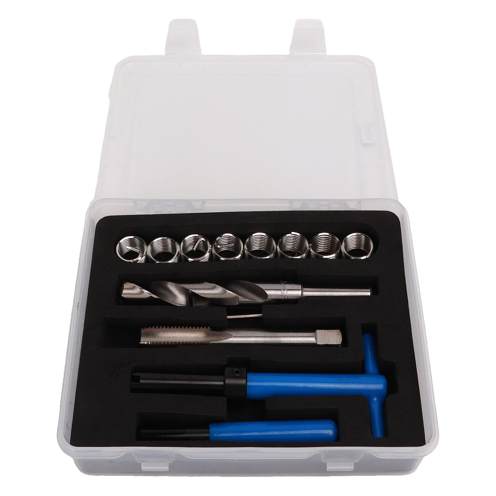 Набор для ремонта резьбы из быстрорежущей стали с коробкой для хранения. Инструменты для восстановления изношенной резьбы M16x2.