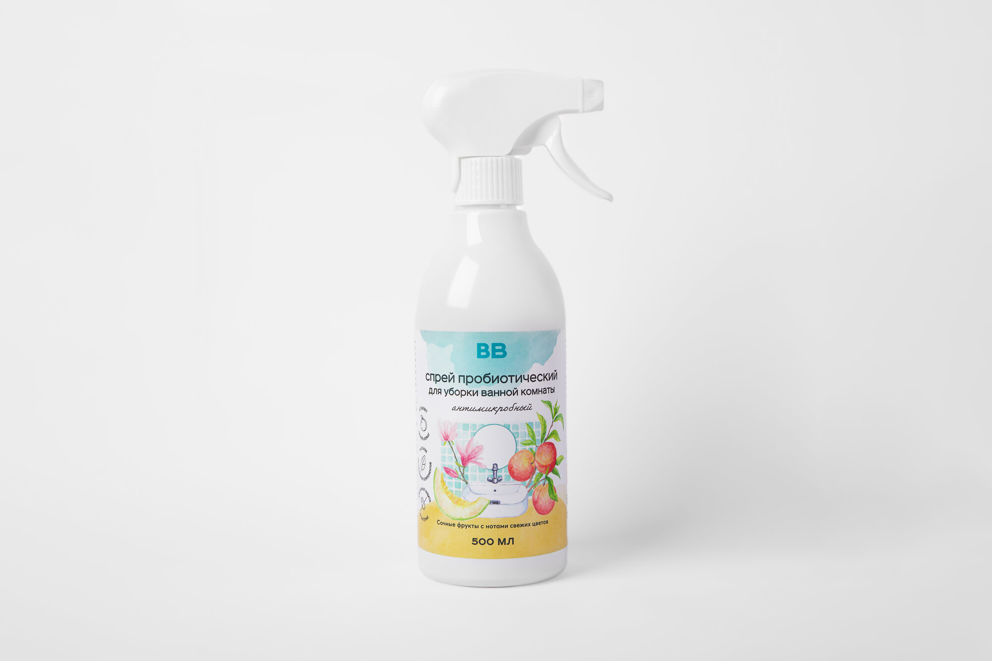 Спрей для уборки ванной комнаты пробиотический "Чувственное настроение"