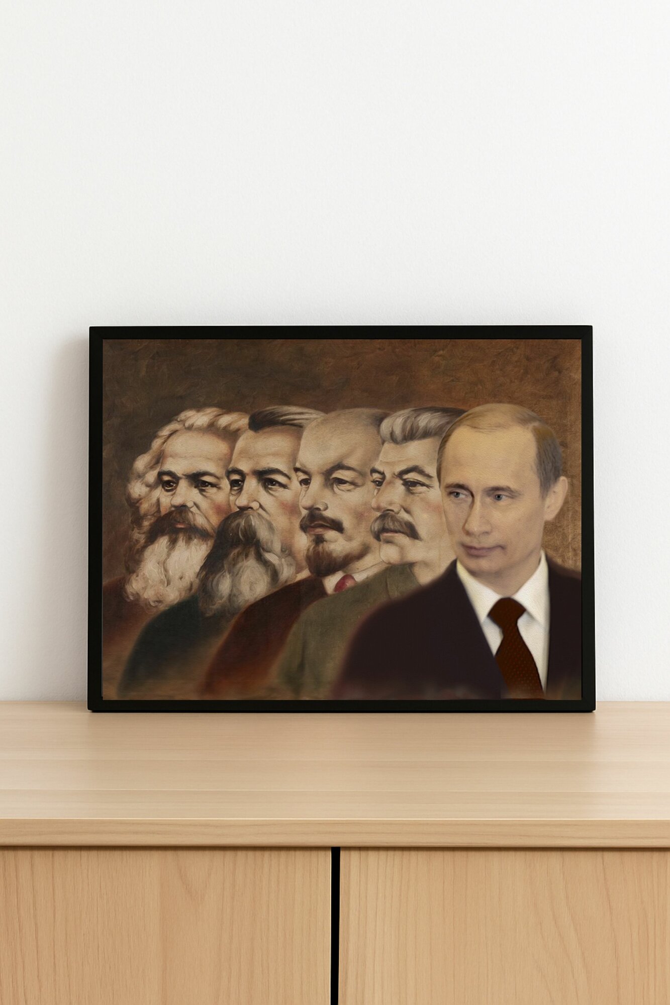 Постер Путин в Стеклянной Рамке