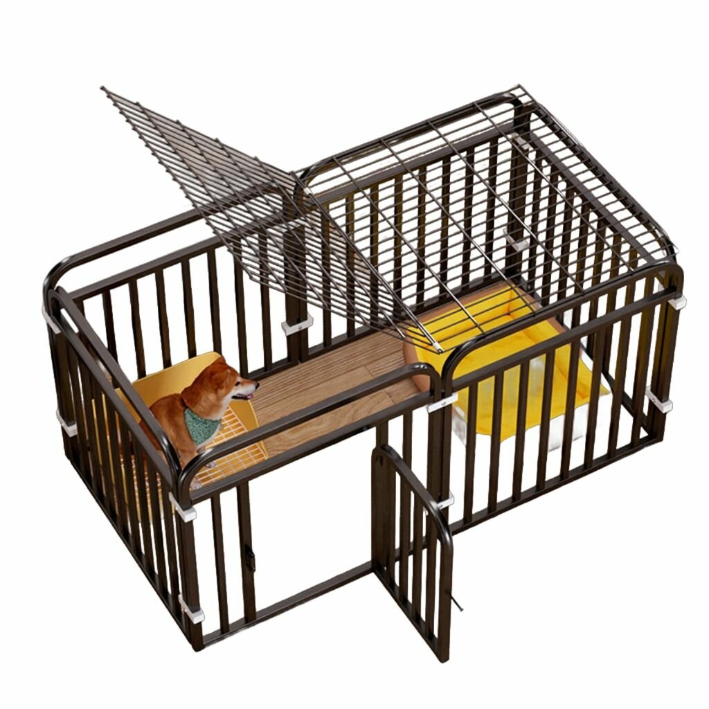 Клетка для домашних животных-новая полностью квадратная труба-верхняя крышка плюс 60 на 6 частей ограждения8