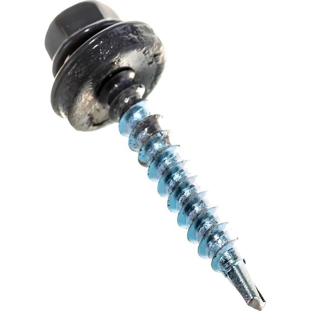 Крепежная техника Саморез кровельный серый графит 4,8\35 RAL 7024 250 БК 250 шт 420370 БК