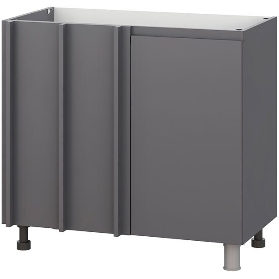 Стол угловой Арника Мебель Денвер С 1000у, Графит