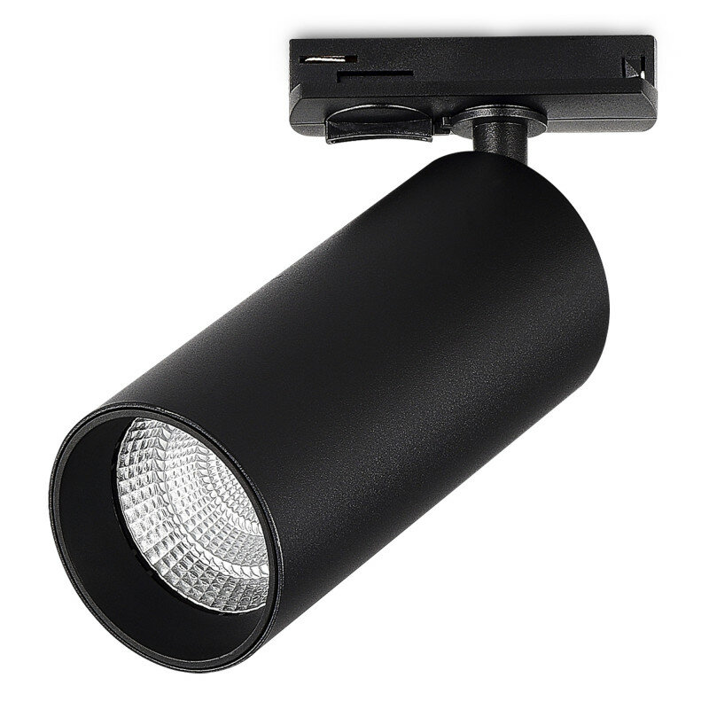 ST382.446.10. TRIAC ST-Luce Св-к трек. Черный LED 1*10W 4000K 900Lm Ra>90 36 IP20 DxH- 220V.