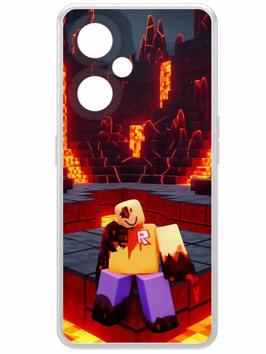 Чехол-накладка Krutoff Clear Case Roblox-Форсакен Джон Доу (Forsaken John Doe) для OnePlus Nord CE 3 Lite