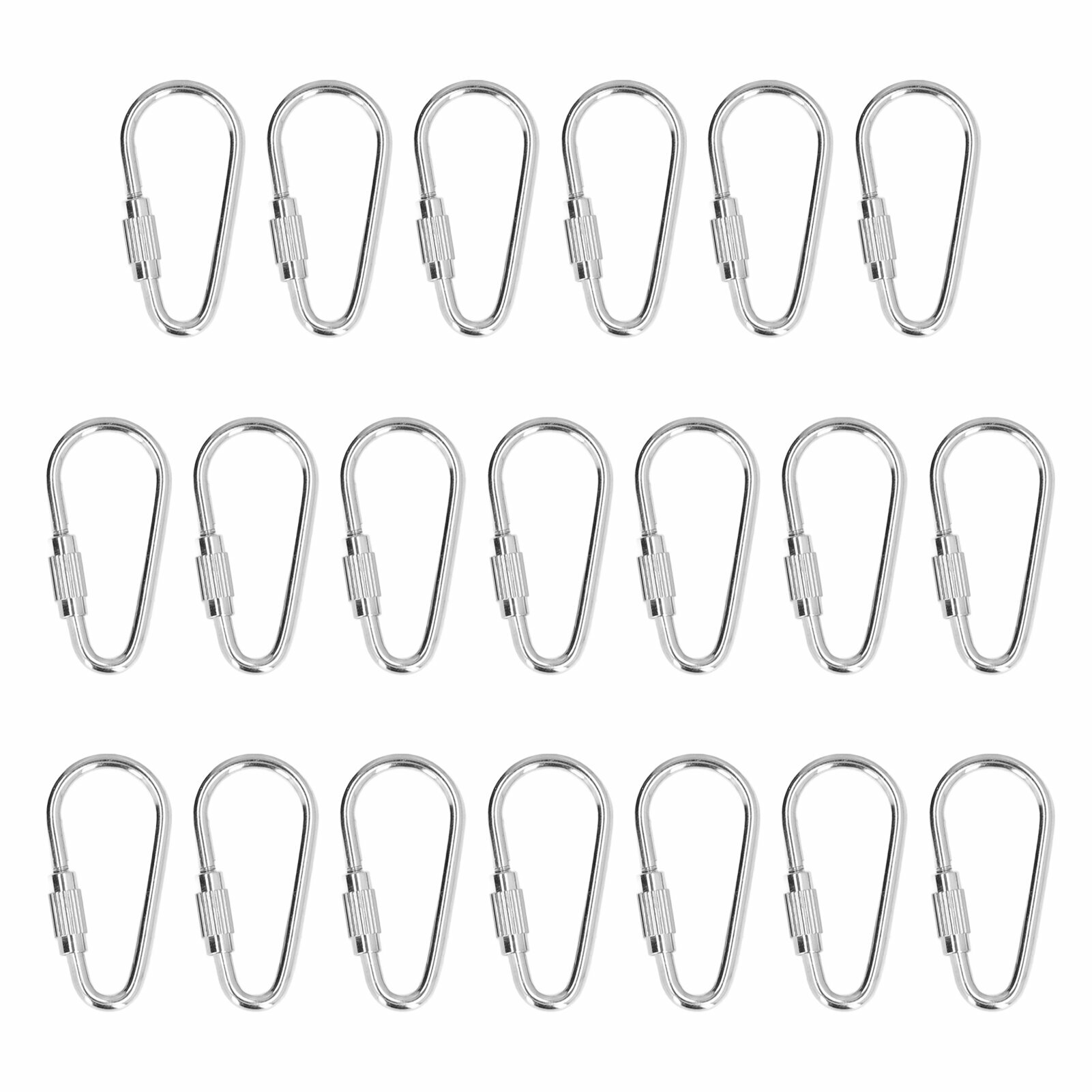 20 шт. Кольца для птичьих лапок из нержавеющей стали, устойчивые к укусам, аксессуары для игрушек в виде лапок попугая.