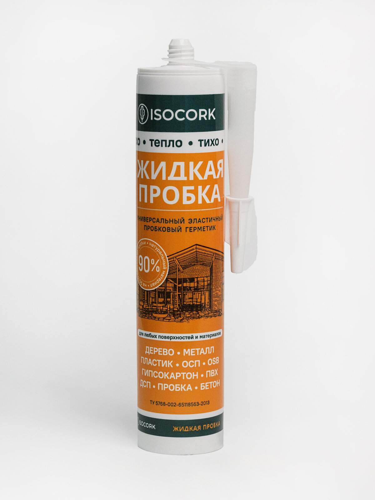 Пробковый герметик ISOCORK Жидкая пробка, 310 мл, натуральный 14С