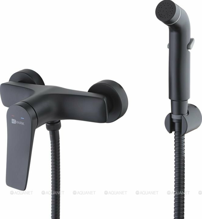 Смеситель с гигиеническим душем Lemark Bronx LM3718BL