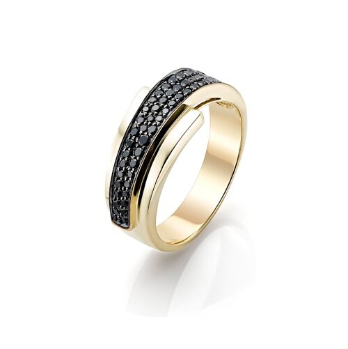 Кольцо, красное золото, 585 проба, бриллиант