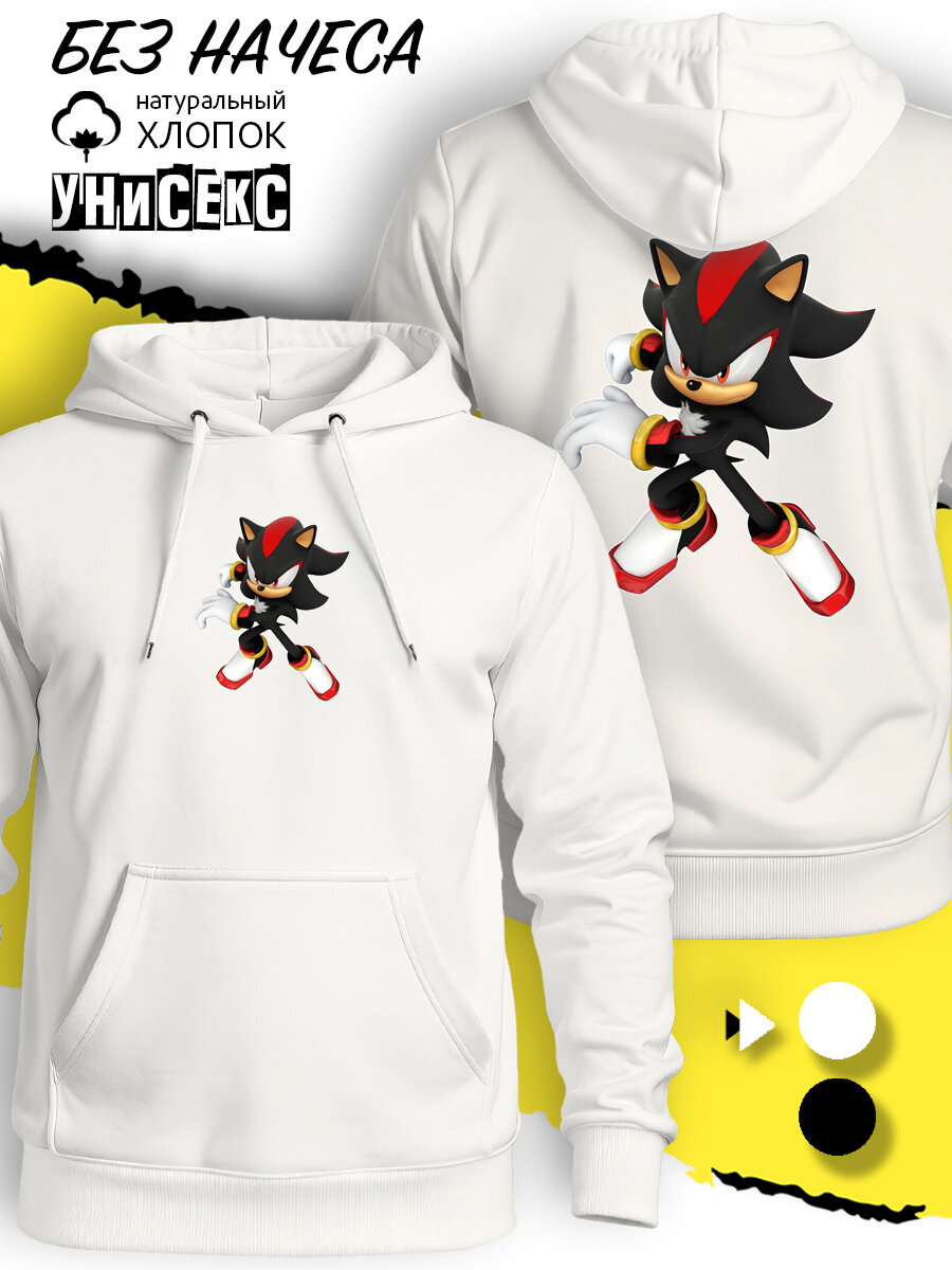 Худи Толстовка свитшот Соник Sonic Еж Шэдоу