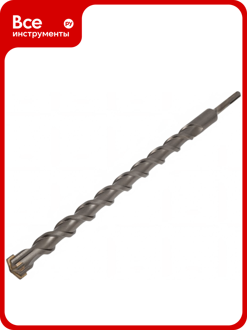 Бур Quadro (25x400 мм; SDS-plus) RENNBOHR, Специальная конструкция буров quadro обеспечивает