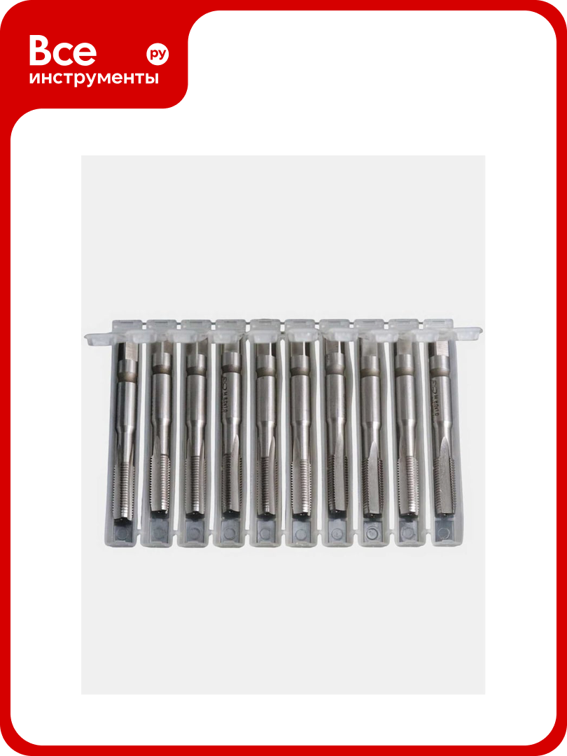 Метчик машинно-ручной росинструмент, правый резьбовой ход, для сквозных отверстий и соединения трубопроводов