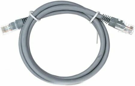 Патч-корд Premier NA102-UTP-C6-1M 10Гбит/с UTP 4 пары cat.6 CCA molded 1м серый RJ-45 (m)-RJ-45 (m)