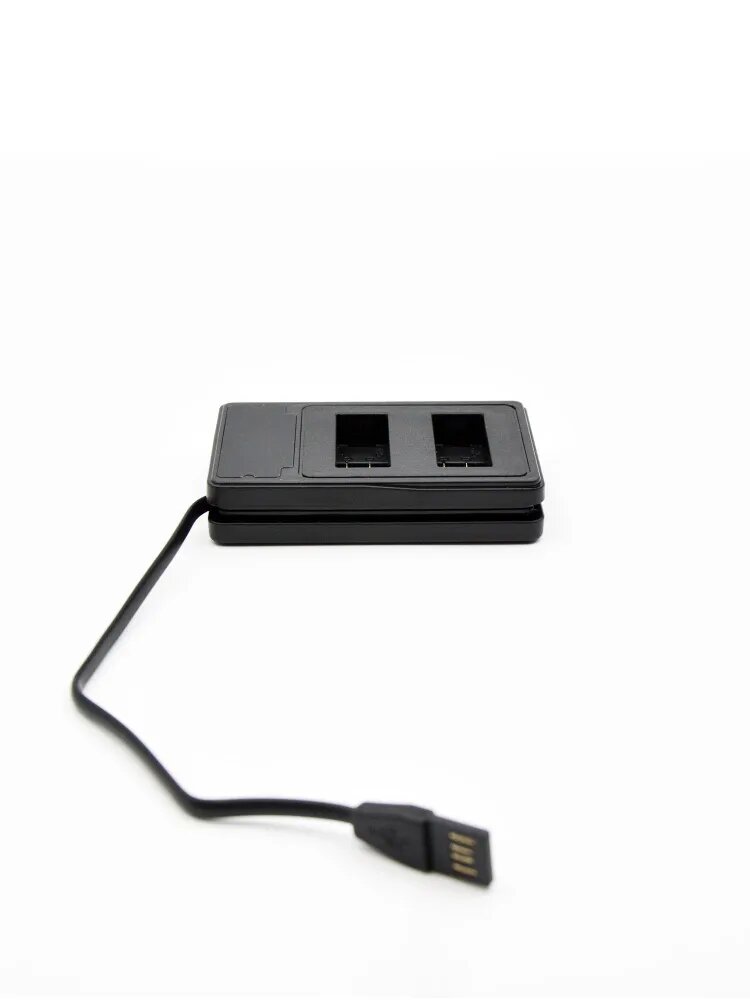 Зарядное устройство Action 5 для GoPro Hero 12/11/10/9 (двойное, с дисплеем)